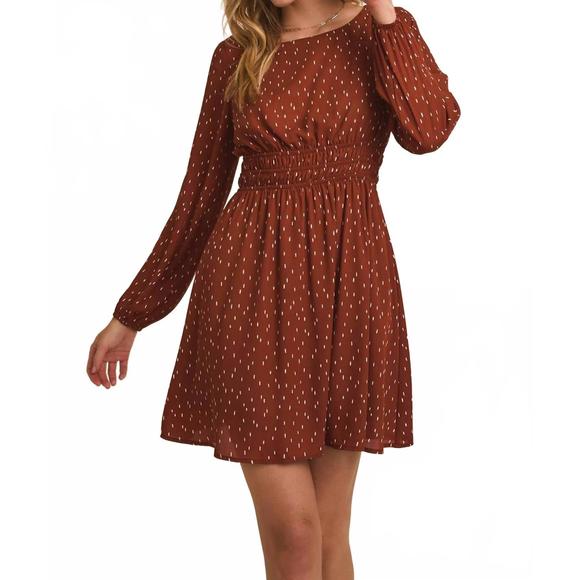 Gilli | Dresses | New Gilli Sammy Round Neck Long Sleeve Mini Dress In ...